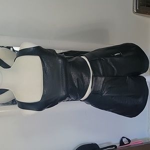 Express | Tops | Nwt Body Contour Faux Leather Square Neck Cropped Tank ...